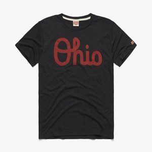 HOMAGE | Shirts | Homage Script Ohio Charcoalred Tshirt | Poshmark